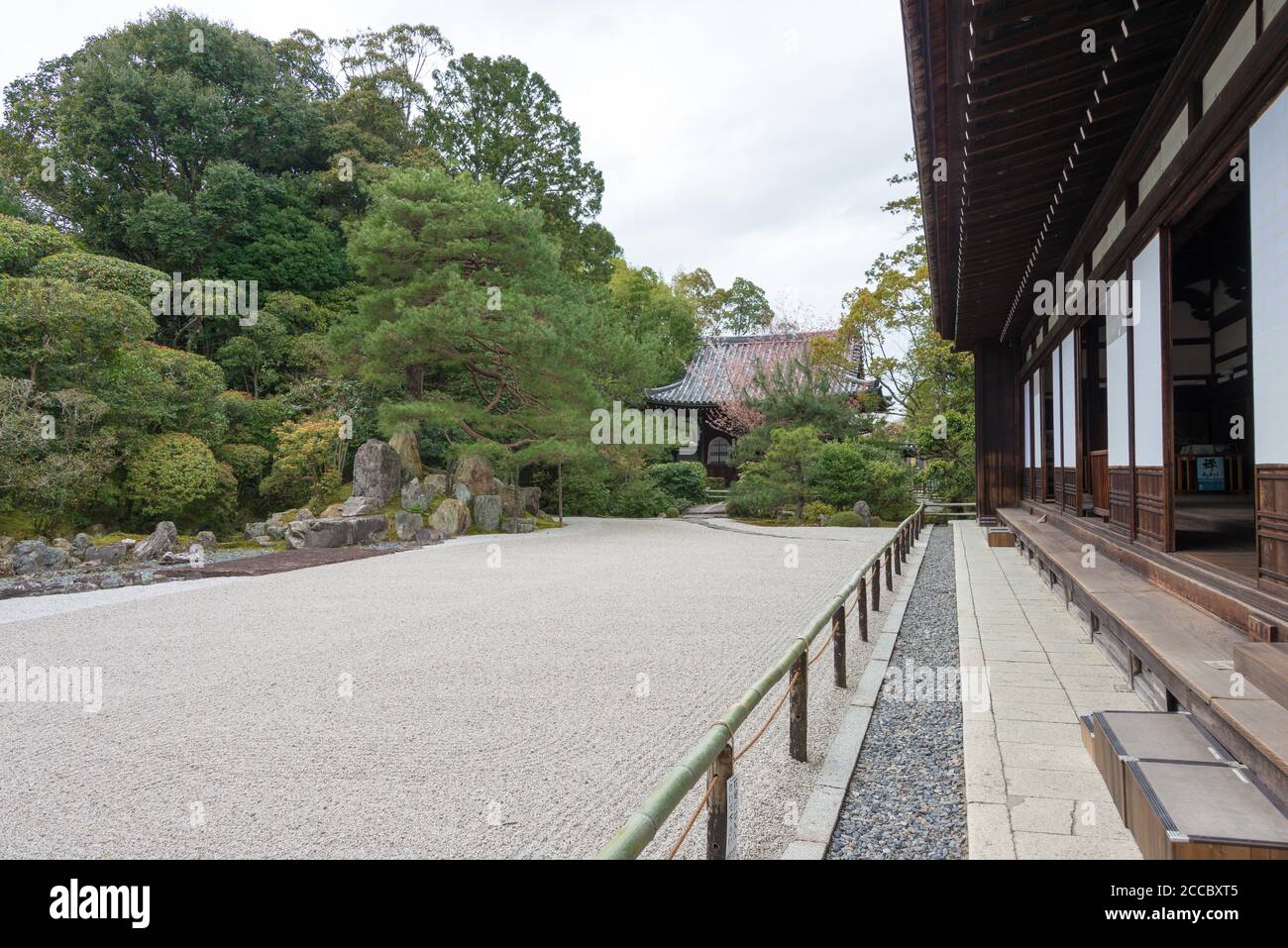 Kyoto, Japan - Crane and Turtle Garden (TsuruKame no Niwa) at Konchi-in ...