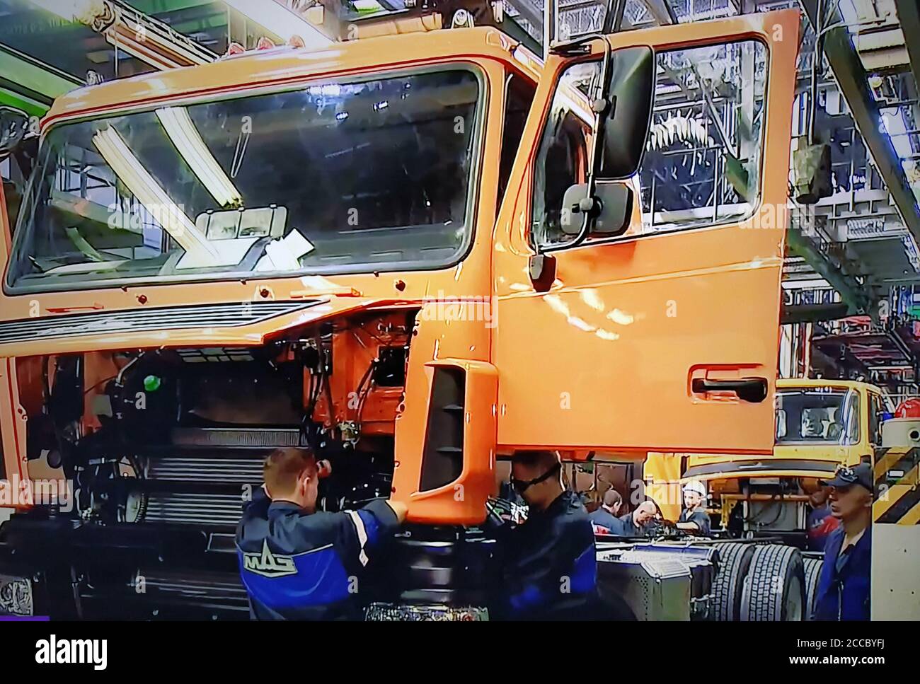 Industry of Belarus - mechanical engineeringPhoto from the TV screen 08 ...