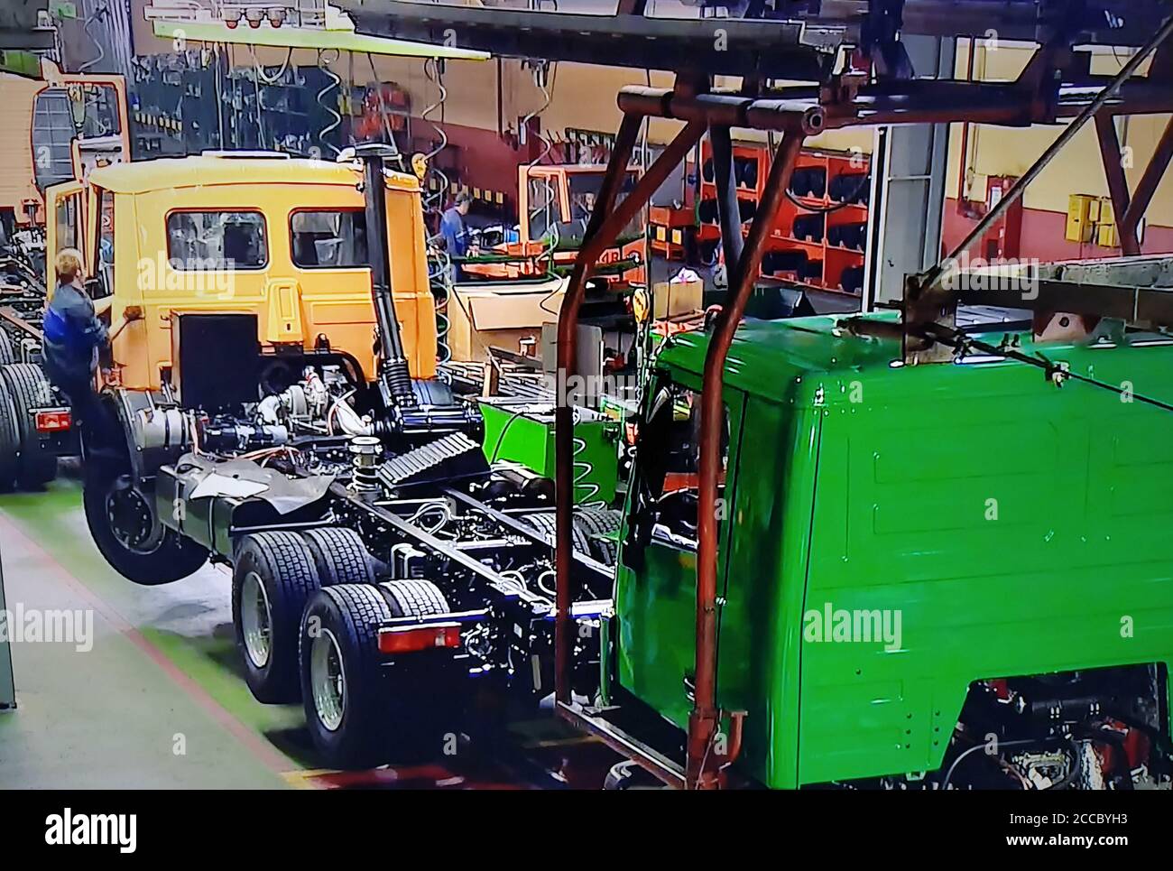 Industry of Belarus - mechanical engineeringPhoto from the TV screen 08 ...