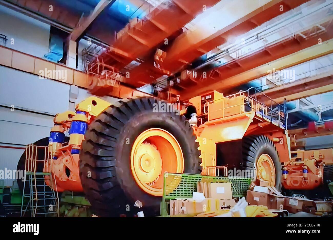 Industry of Belarus - mechanical engineeringPhoto from the TV screen 08 ...