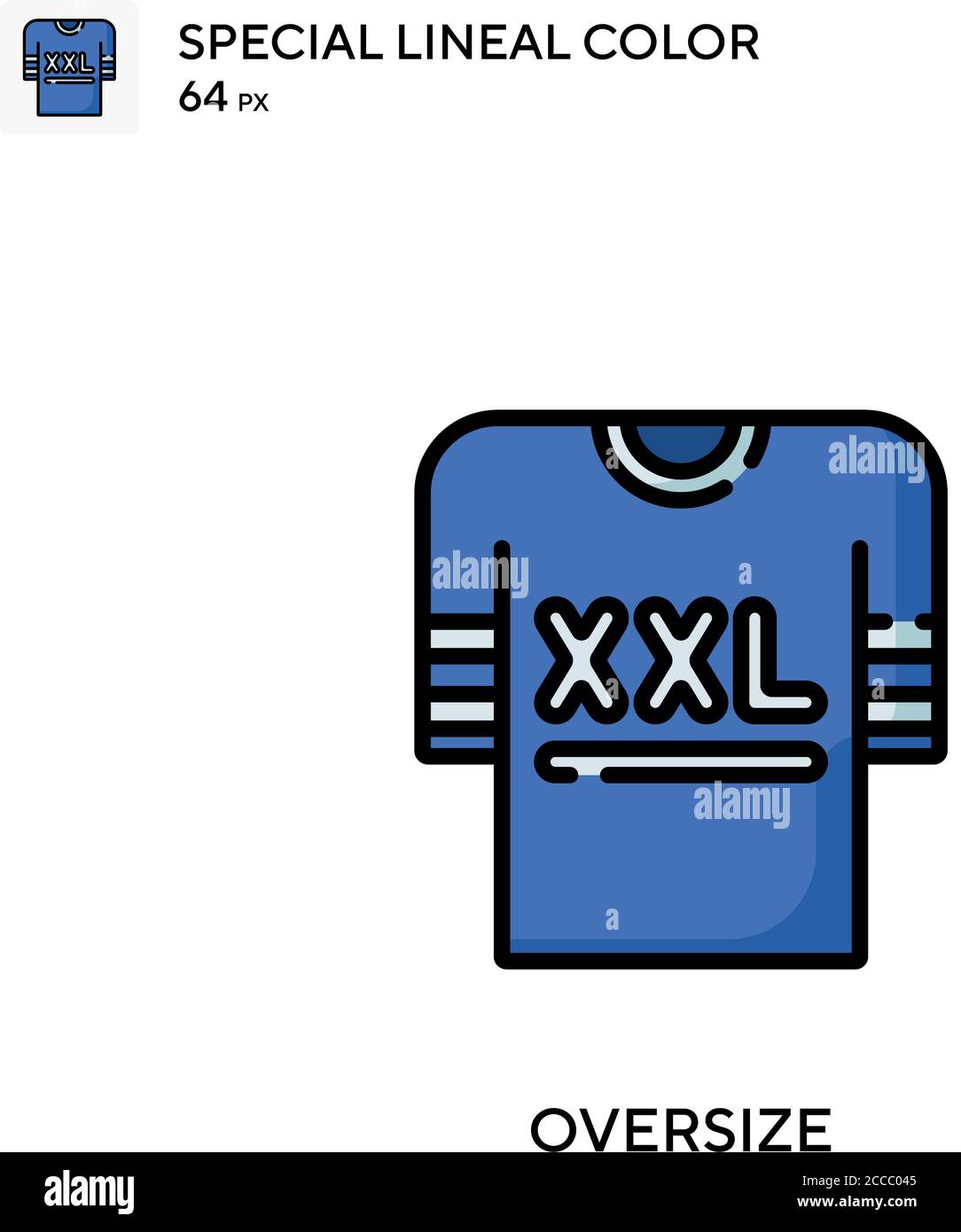 Oversize Special lineal color icon. Illustration symbol design template ...