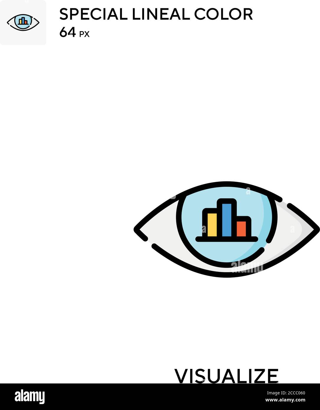 Visualize Special Lineal Color Icon Illustration Symbol Design Template For Web Mobile Ui