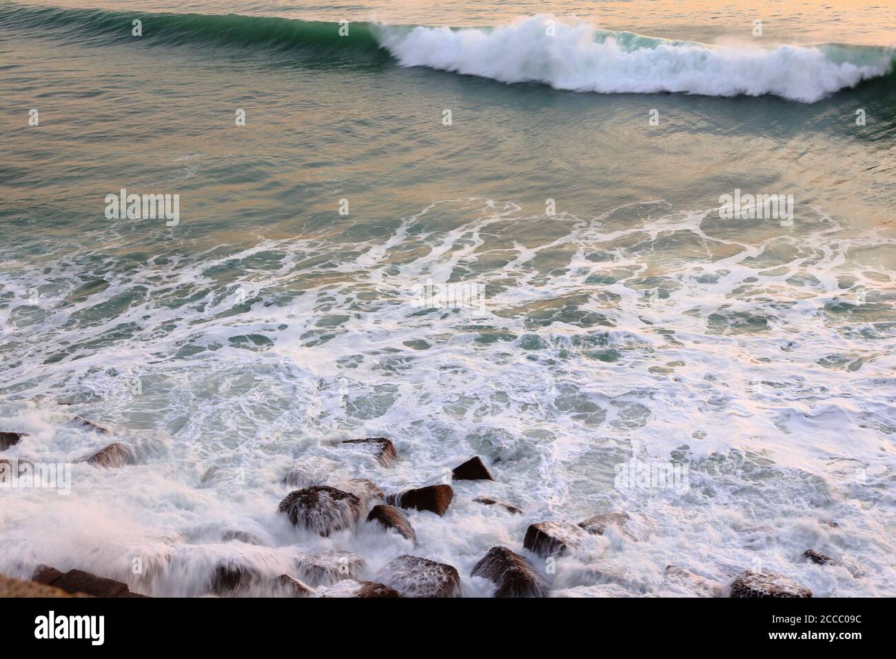 Closeup shot of the sea waves Stock Photo - Alamy