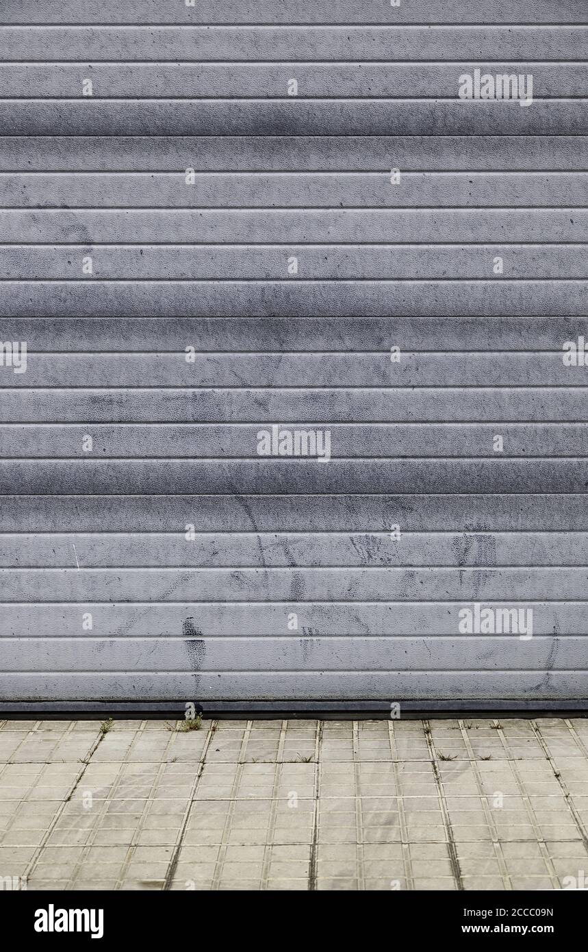 Security detail on a facade, closed Stock Photo - Alamy
