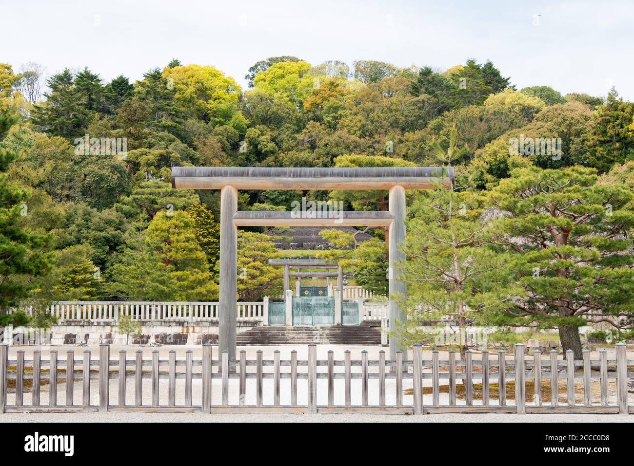 Kyoto, Japan - Tomb of Empress Shoken in Kyoto, Japan. Empress Shoken ...