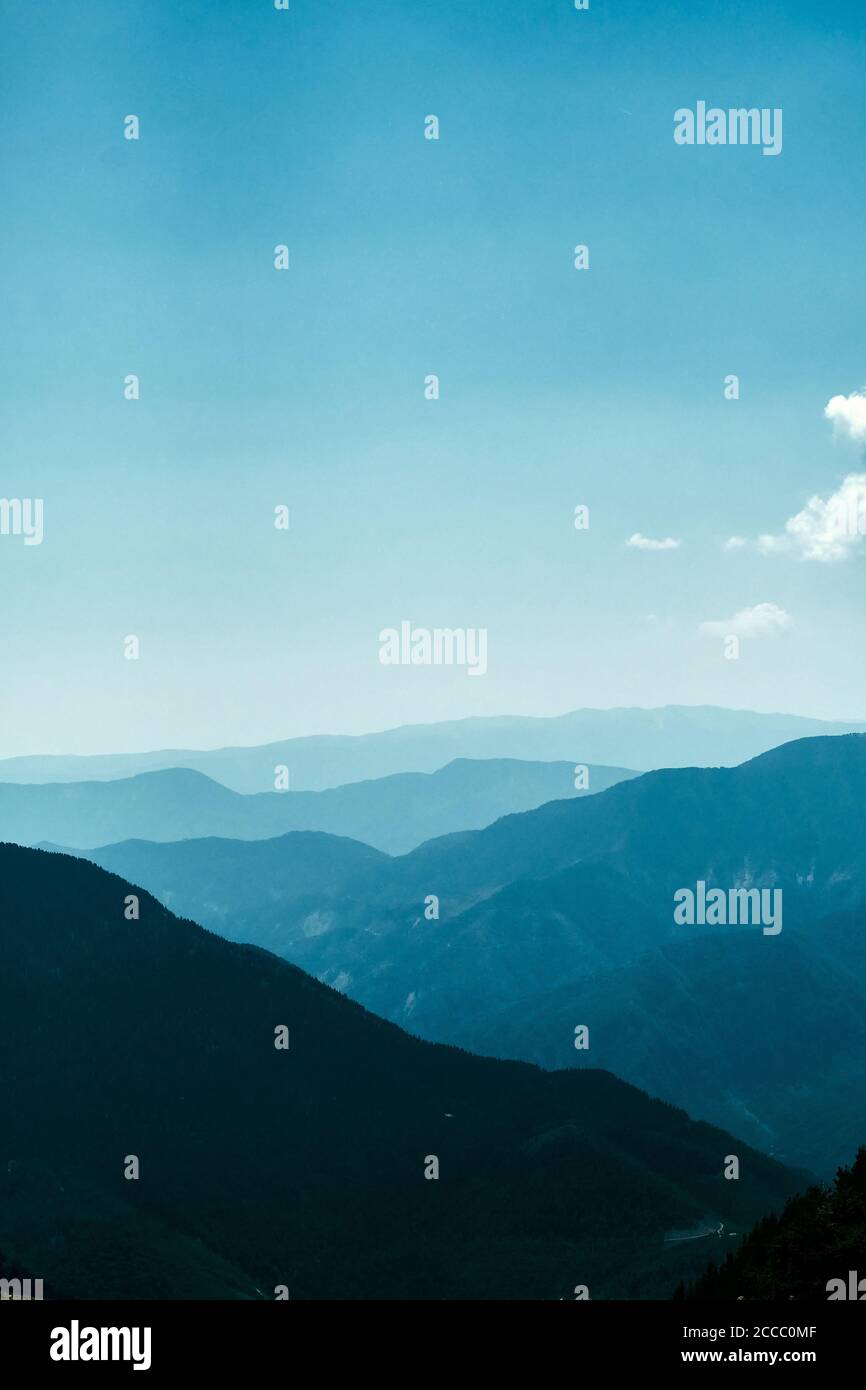 Fading mountain layers hi-res stock photography and images - Alamy