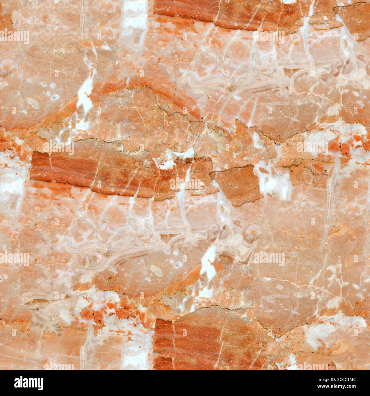 Pink light marble stone texture. Seamless square background, tile ready ...