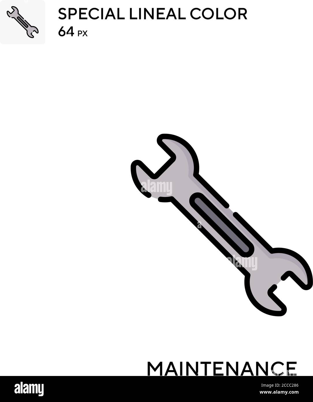 Maintenance Special lineal color icon. Illustration symbol design ...