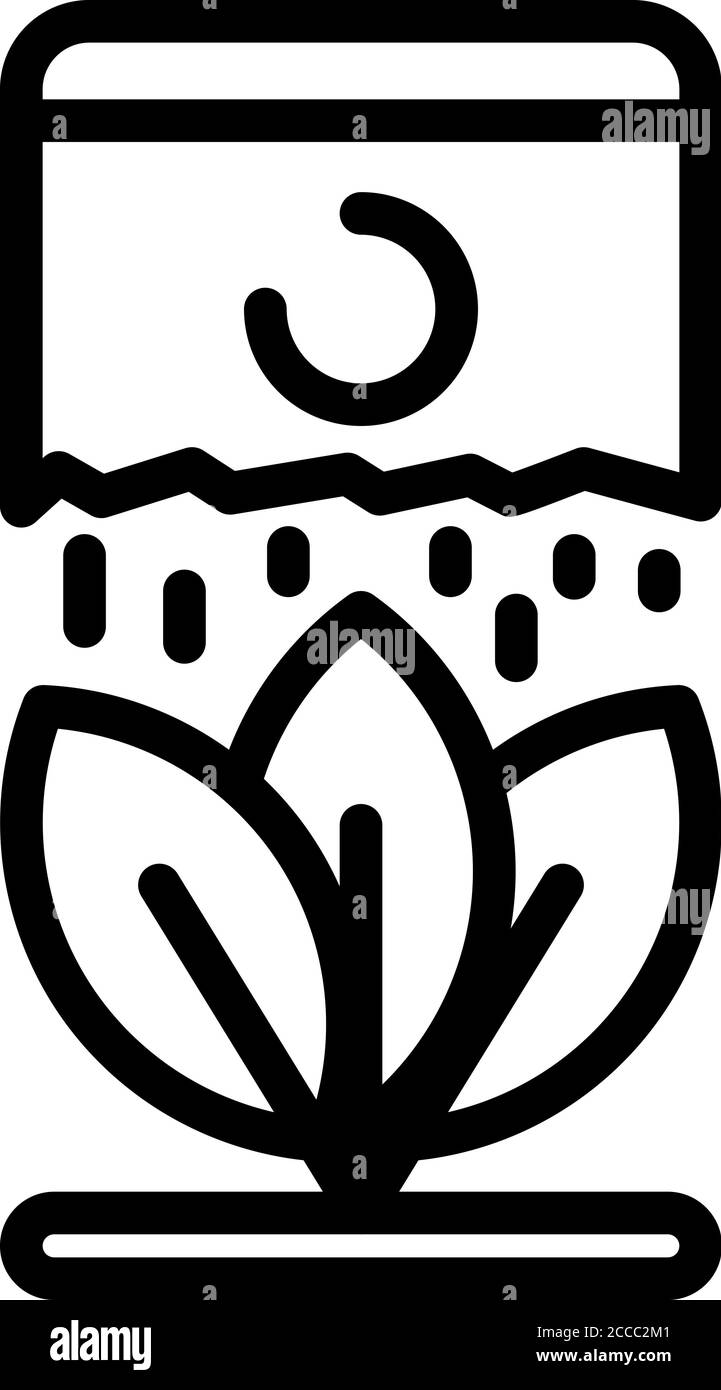 Bag land plant isolated Stock Vector Images - Alamy
