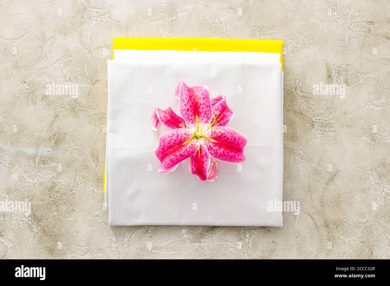 Ironing laundry clothes and towels - fresh linen Stock Photo - Alamy