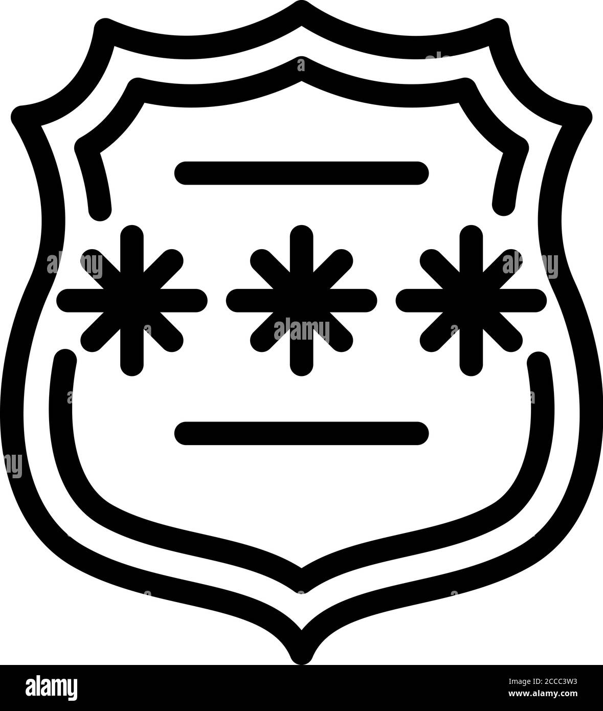 Code shield icon, outline style Stock Vector Image & Art - Alamy