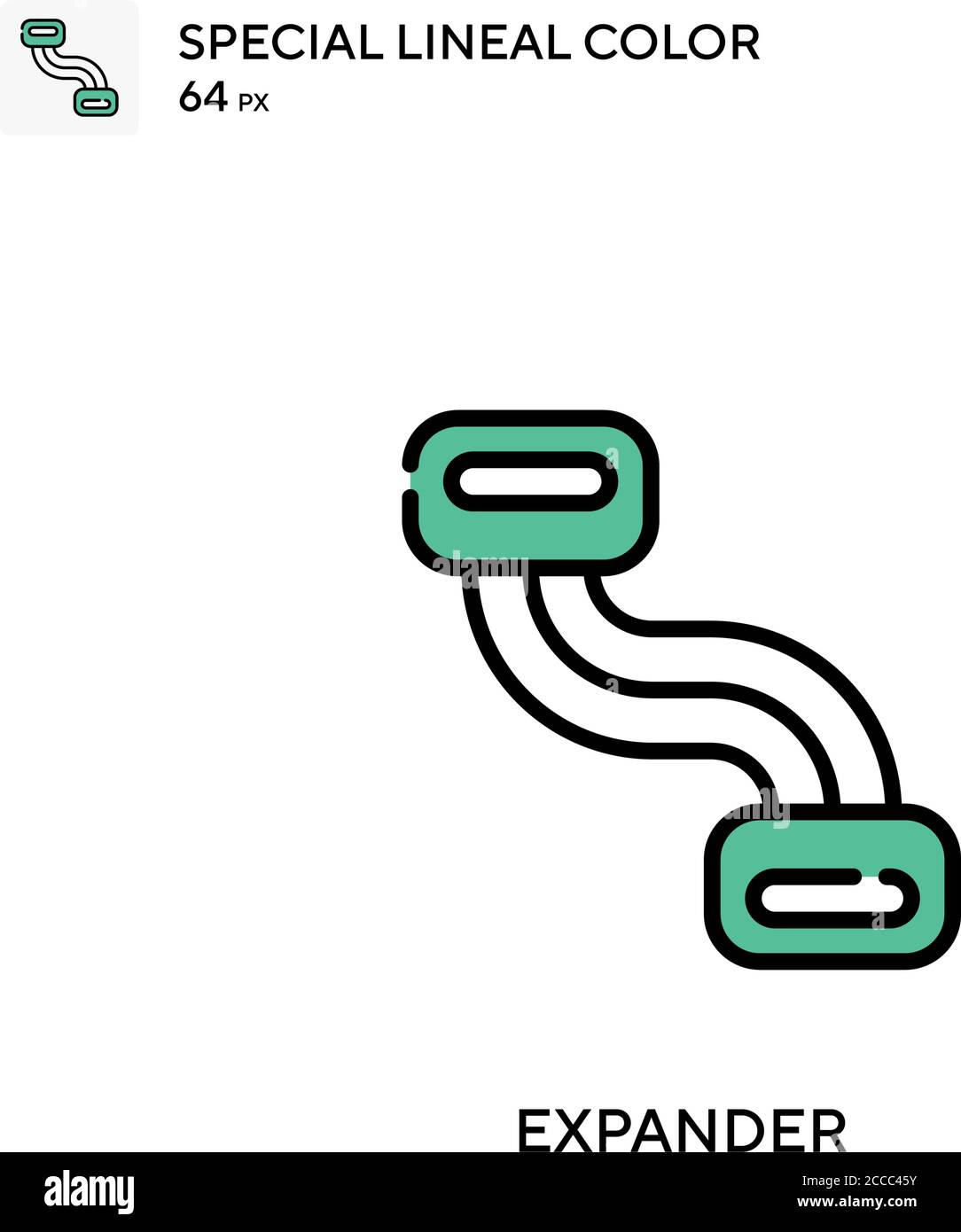 Expander Special lineal color icon. Illustration symbol design template ...