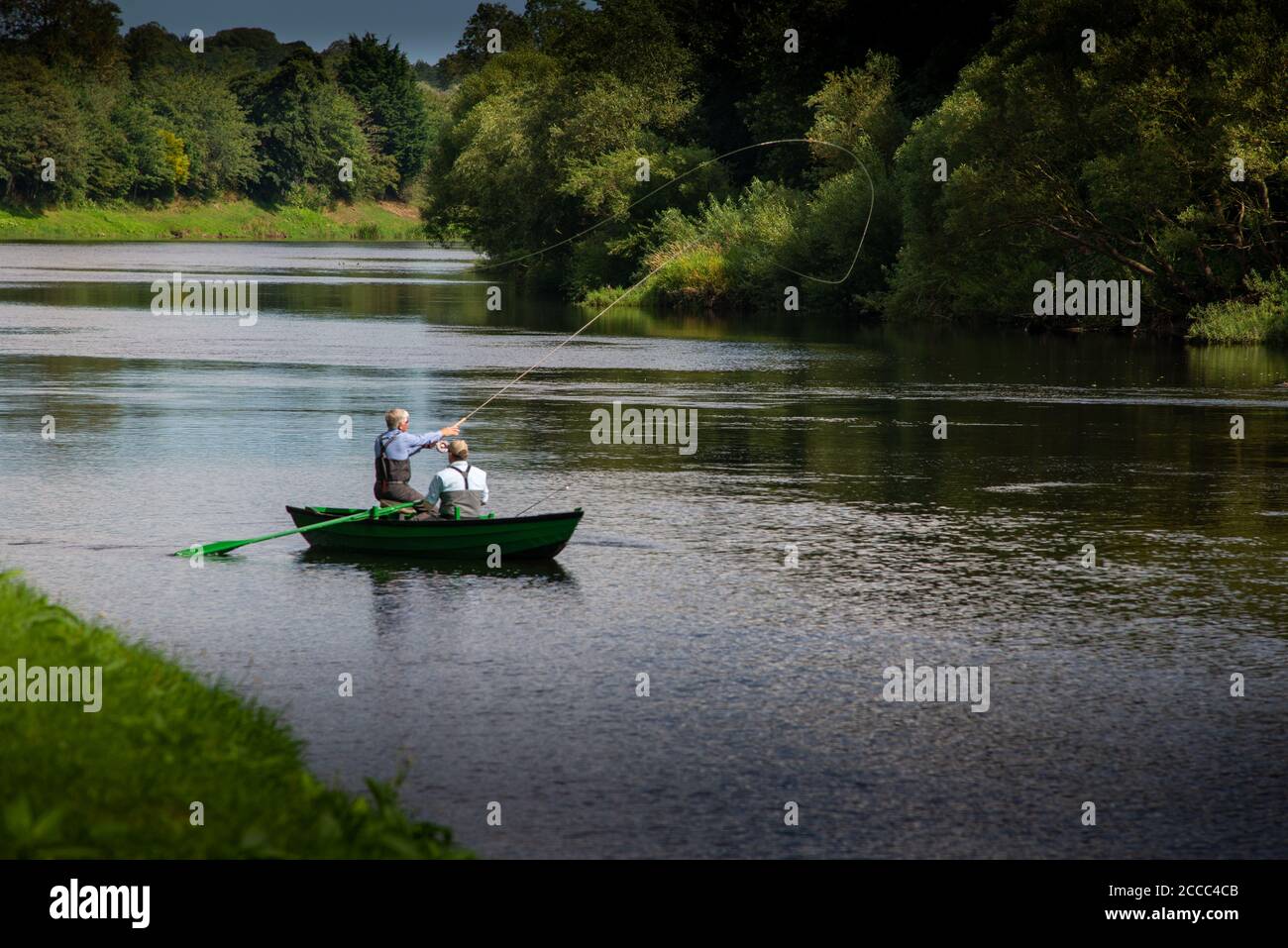 Salmon fishing river tweed fly hi-res stock photography and images - Alamy