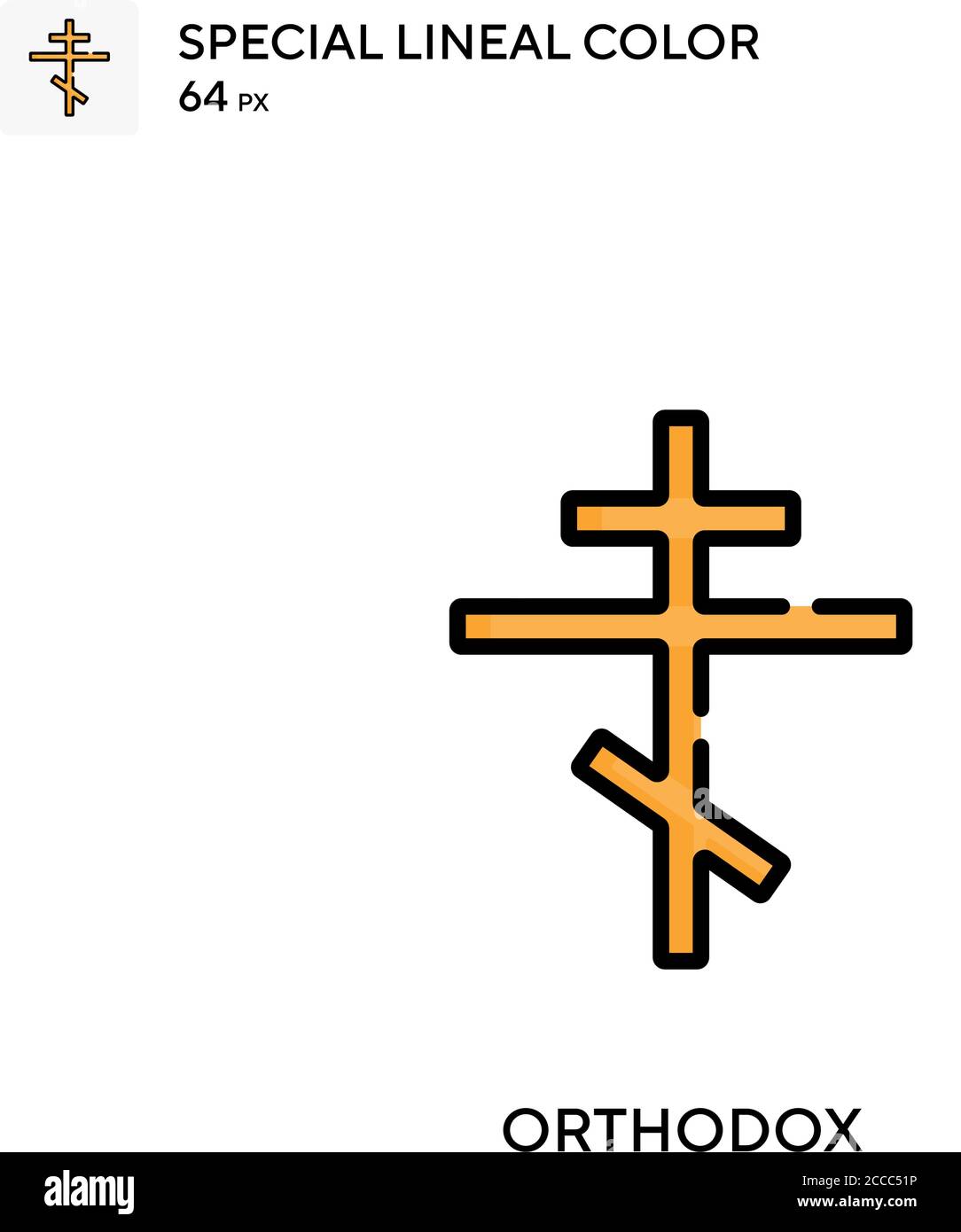 Orthodox Special lineal color icon. Illustration symbol design template ...