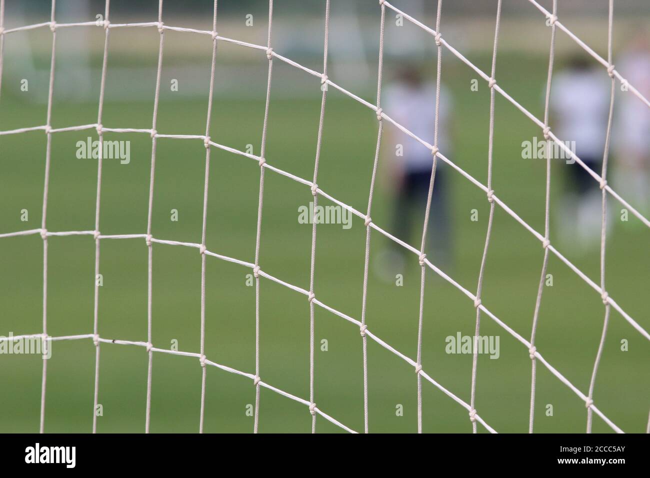 Football goal net Photo by Tony Henshaw Stock Photo - Alamy