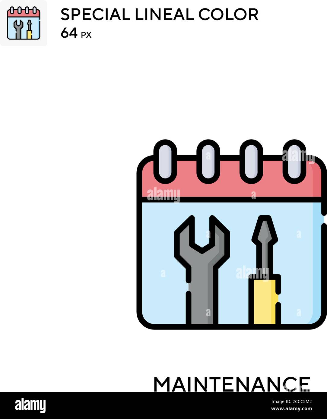 Maintenance Special lineal color icon. Illustration symbol design ...