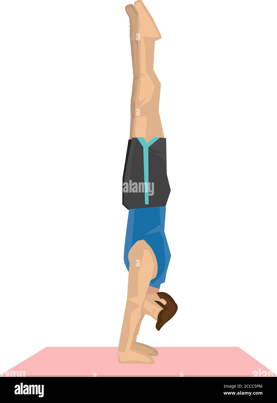 Arm balance Stock Vector Images - Alamy
