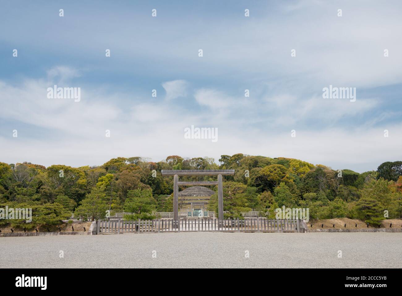 Kyoto, Japan - Mausoleum of Emperor Meiji in Fushimi, Kyoto, Japan ...