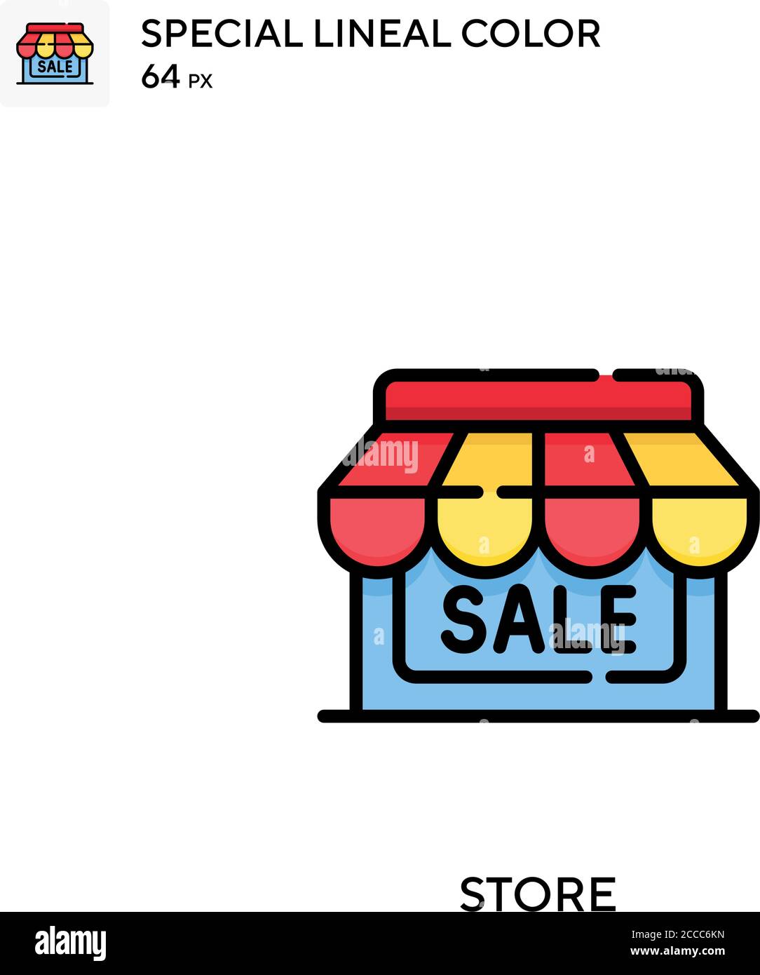 Store Special lineal color icon. Illustration symbol design template ...
