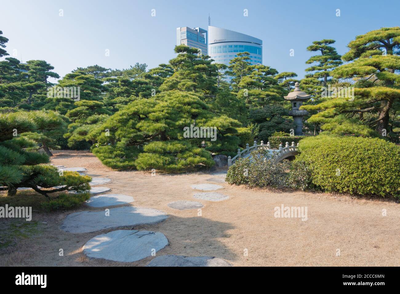 Hiunkaku Villa at Takamatsu Castle (Tamamo Park) in Takamatsu, Kagawa ...