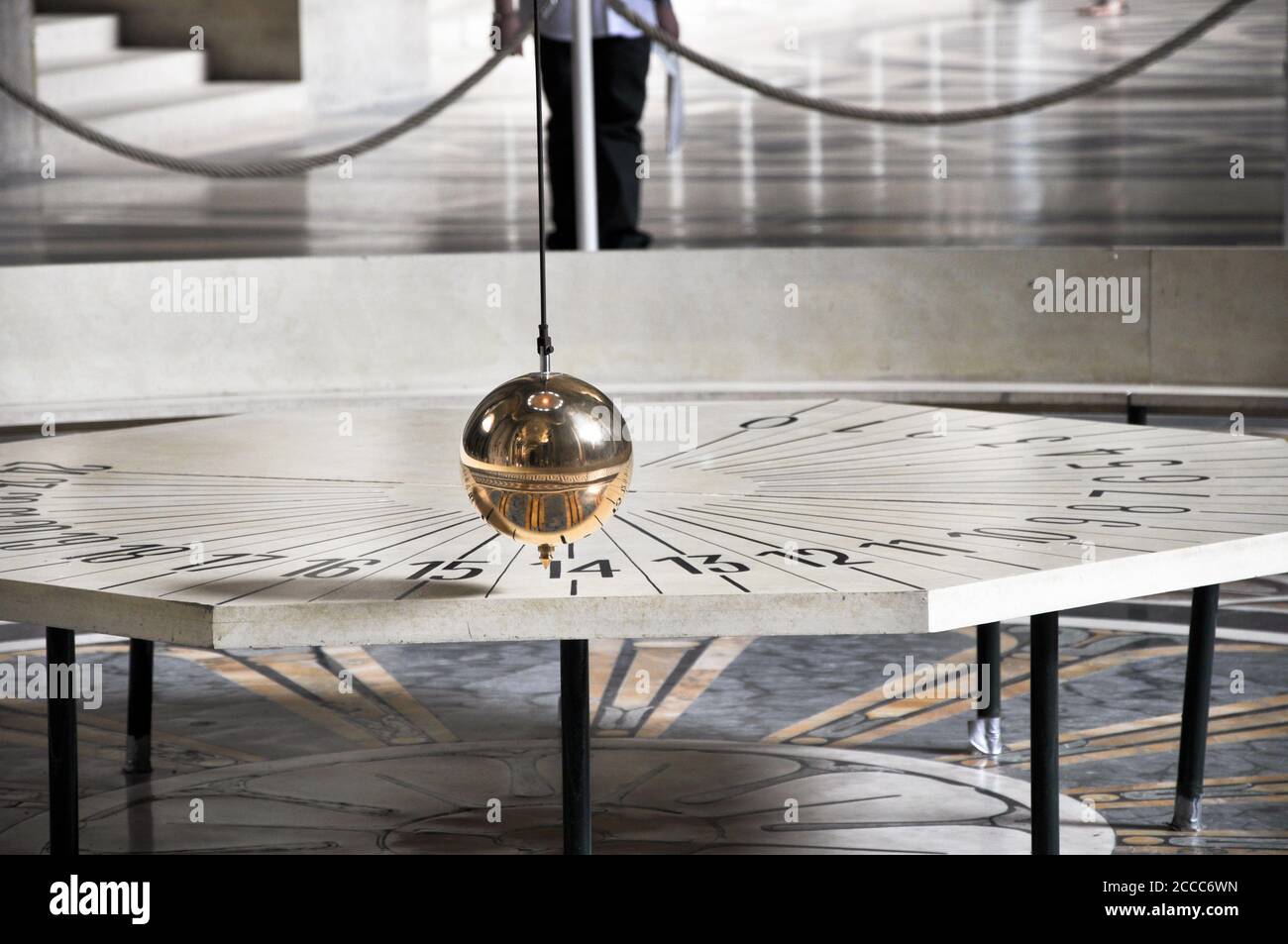 Foucault pendulum at pantheon in paris hi-res stock photography and ...