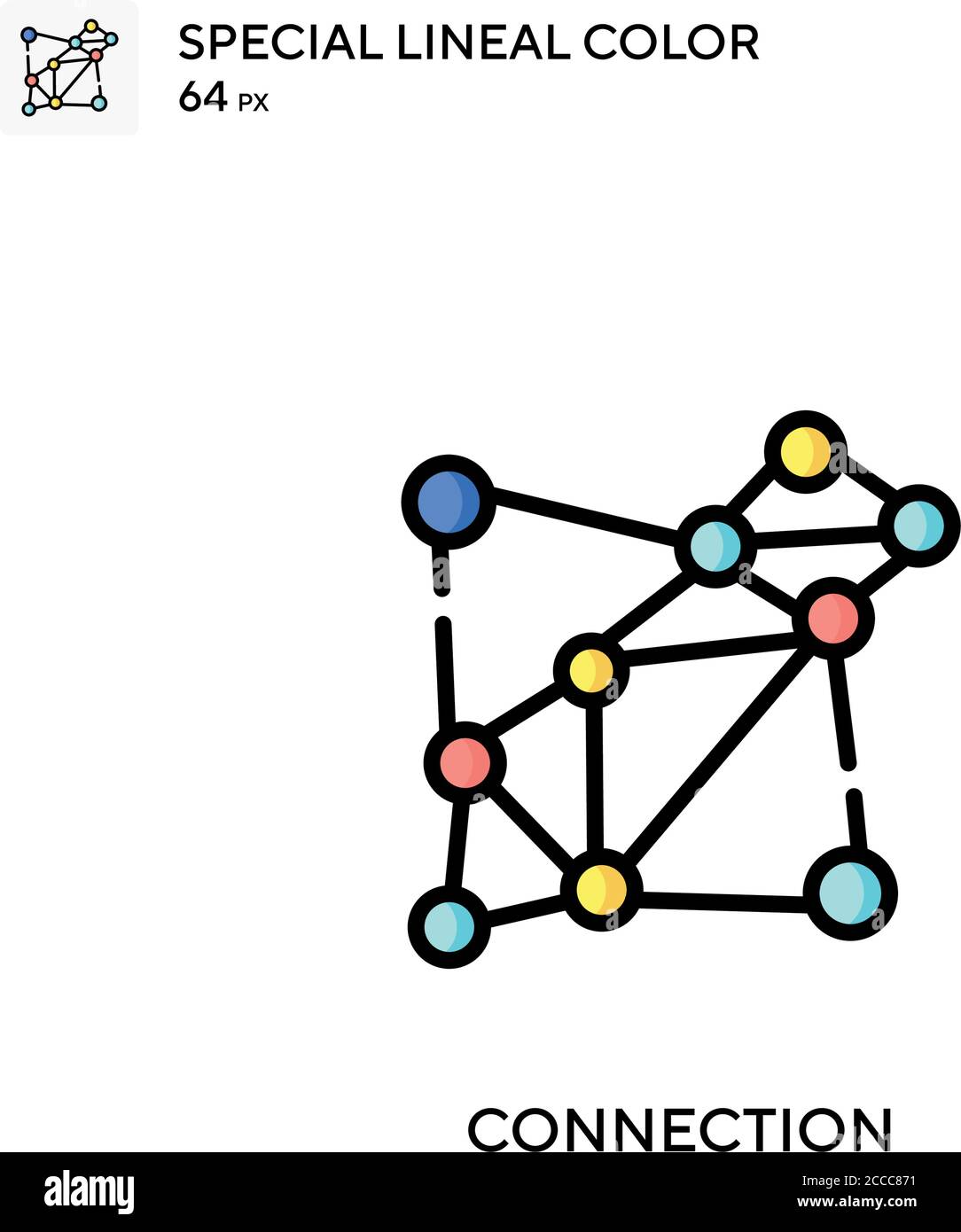 Connection Special lineal color icon. Illustration symbol design ...