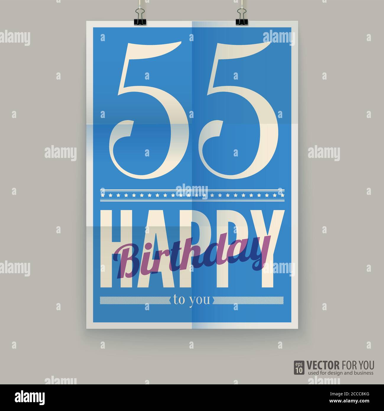 Number fifty five 55 Stock Vector Images - Alamy