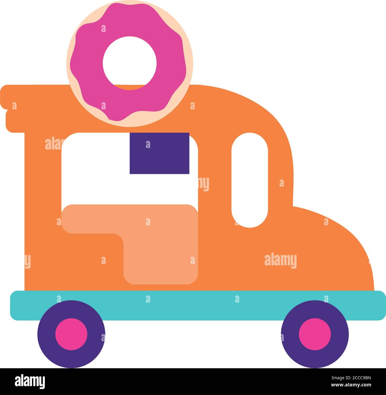 Car donuts Cut Out Stock Images & Pictures - Alamy