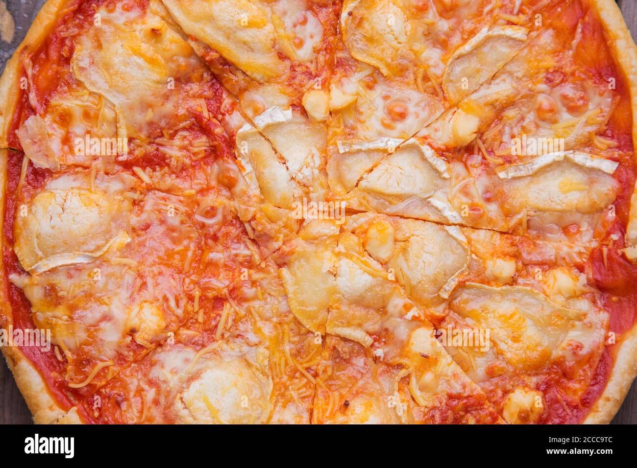 Closeup shot of delicious homemade pizza Stock Photo - Alamy