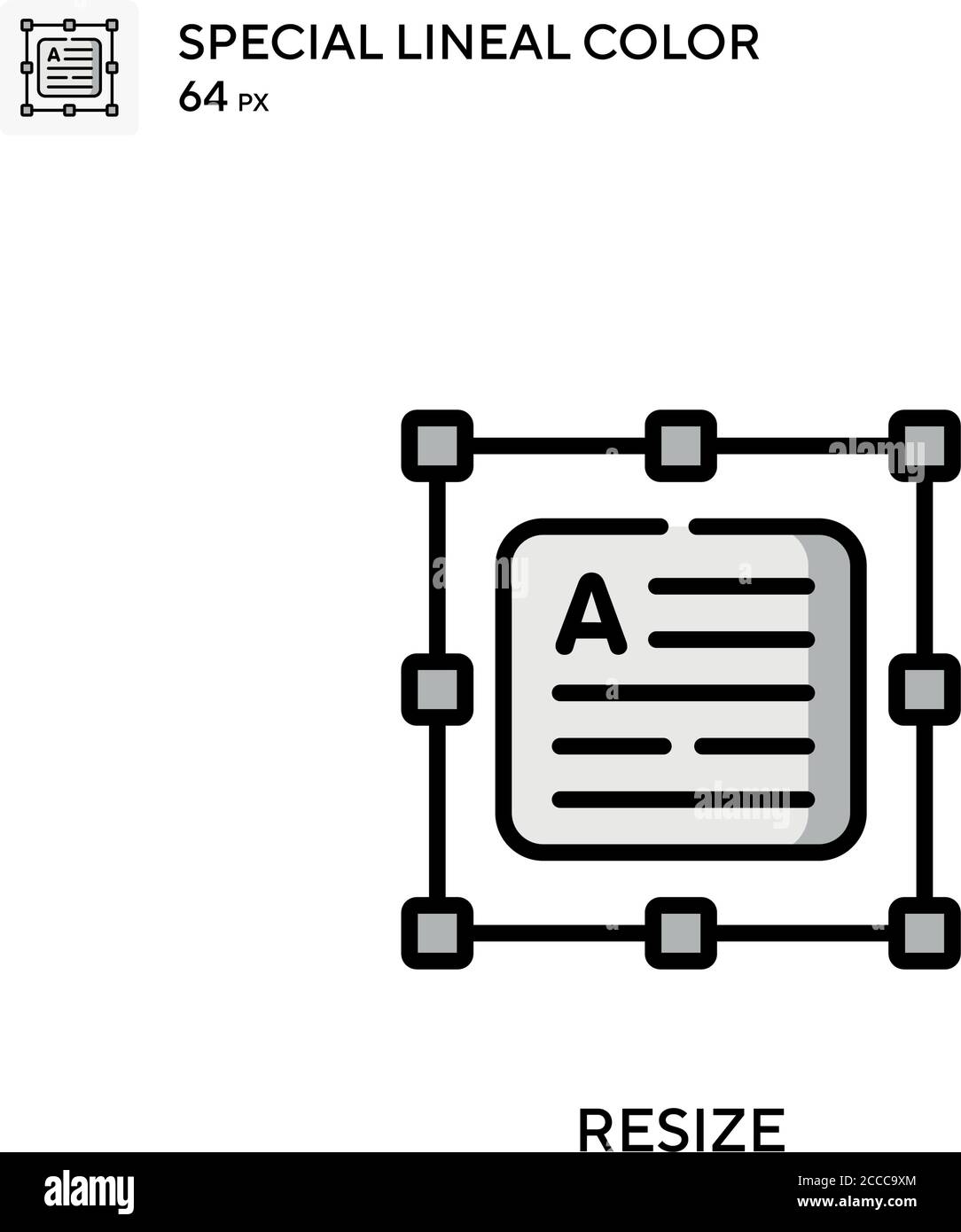 Resize Special Lineal Color Icon Illustration Symbol Design Template For Web Mobile Ui Element