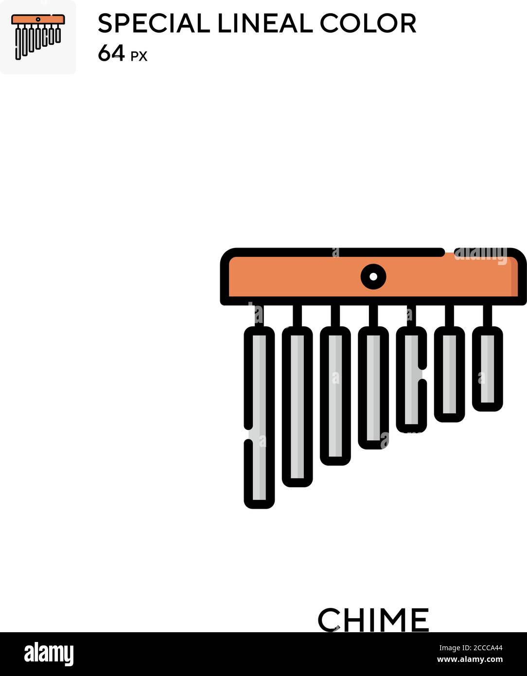 Chime Special lineal color icon. Illustration symbol design template ...