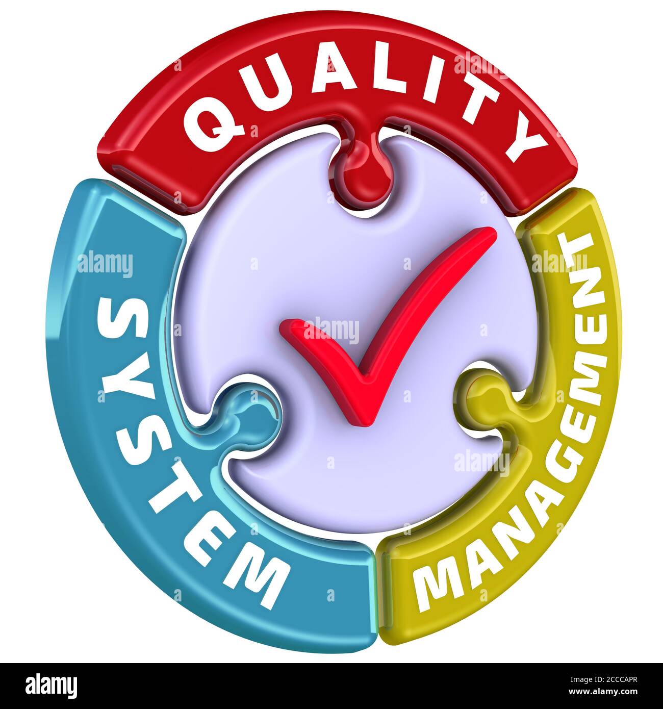 Quality system management. The inscription QUALITY SYSTEM MANAGEMENT on ...