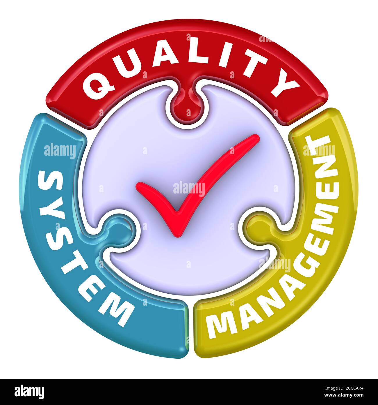 Quality system management. The inscription QUALITY SYSTEM MANAGEMENT on ...