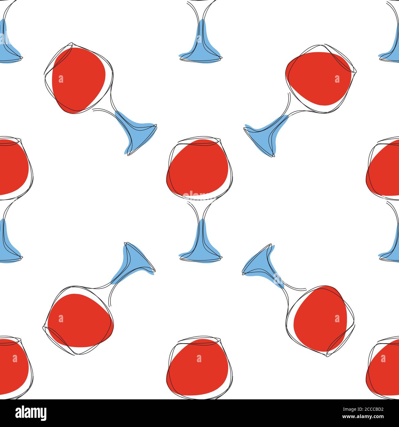 Seamless pattern red wine Stock Vector Images - Alamy