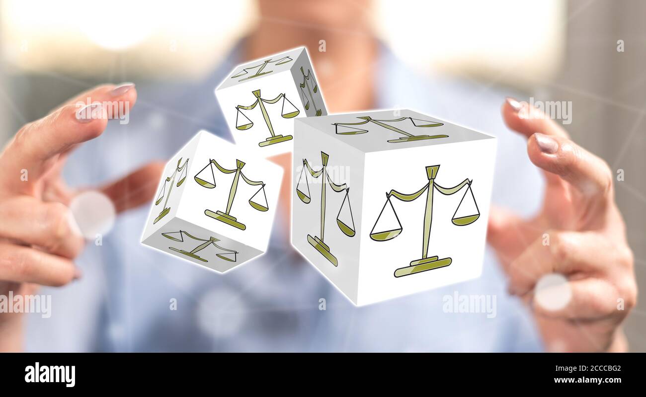Justice concept between hands hi-res stock photography and images - Alamy