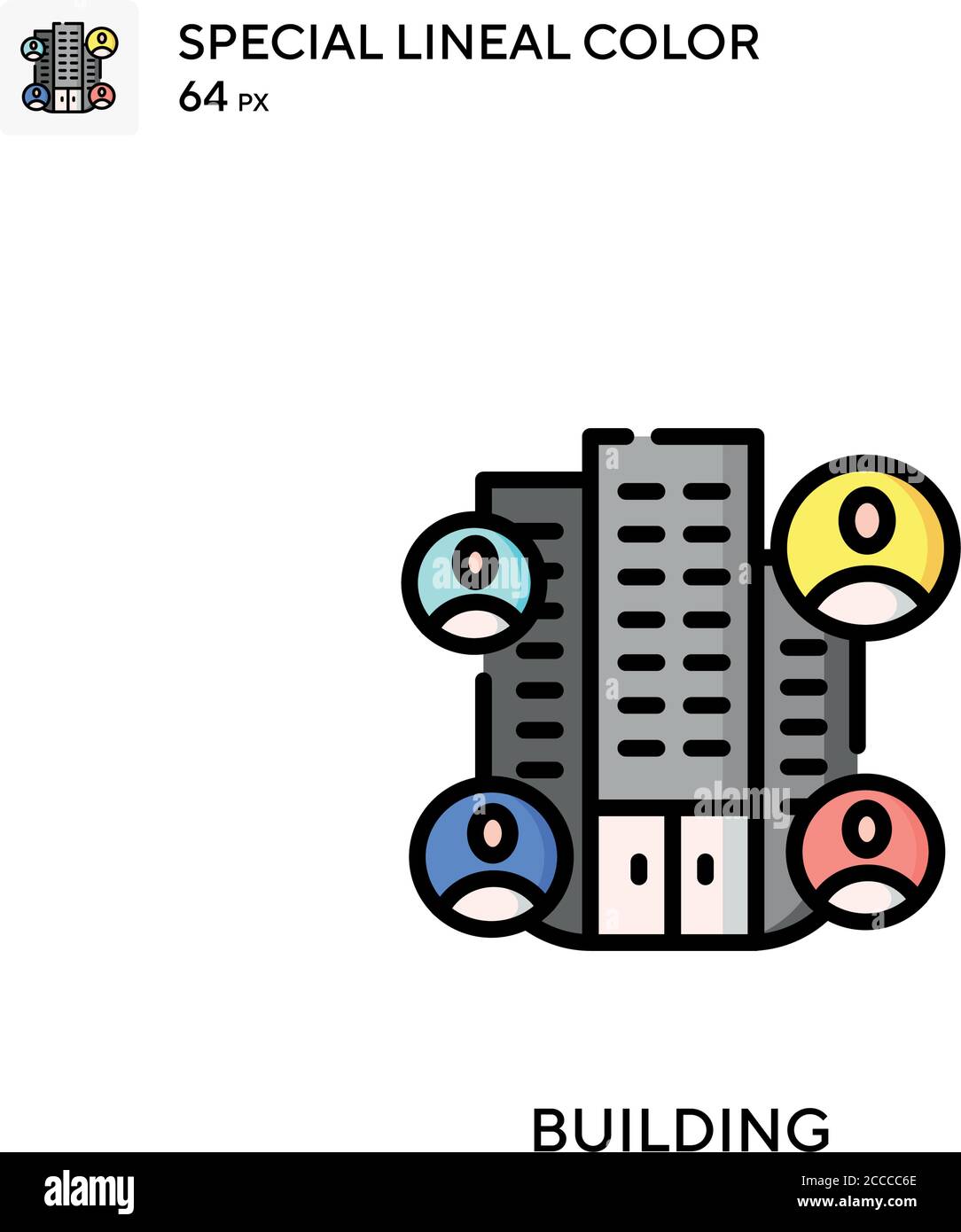 Building Special lineal color icon. Illustration symbol design template ...