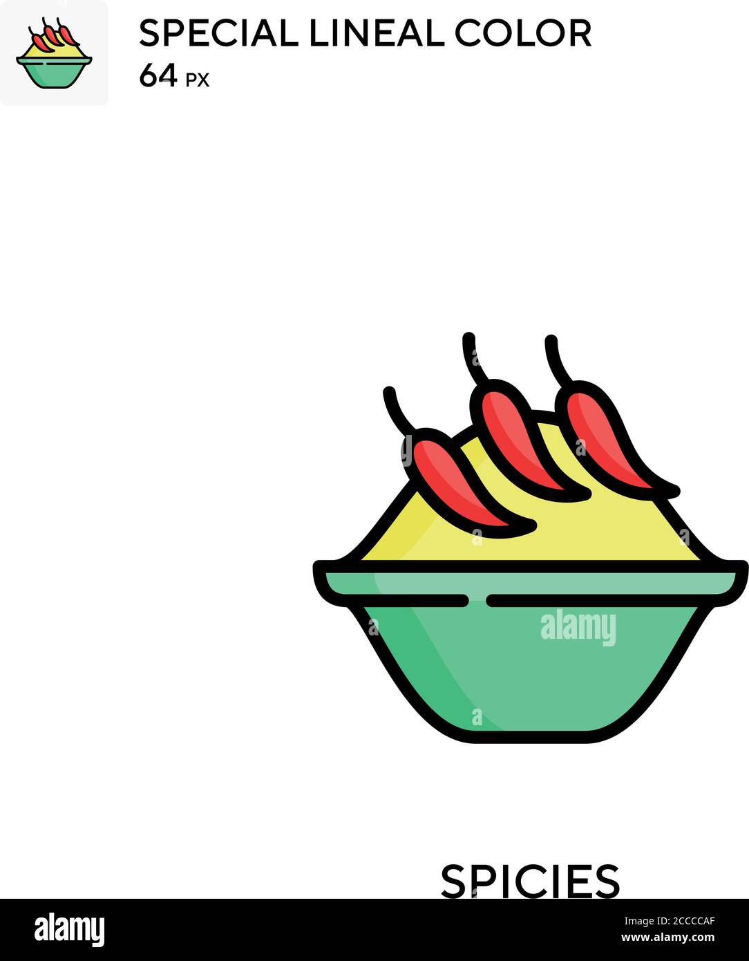 Spicies Special lineal color icon. Illustration symbol design template ...