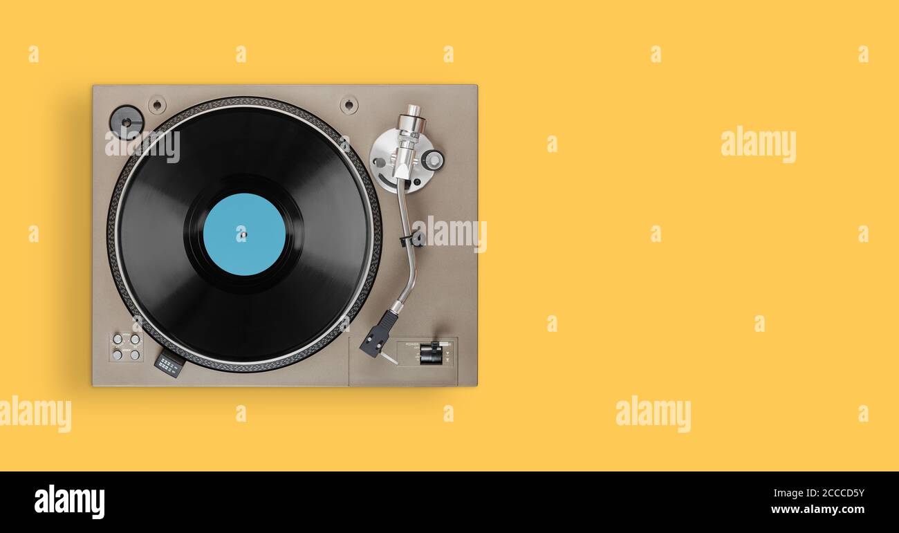 Record Player Top View