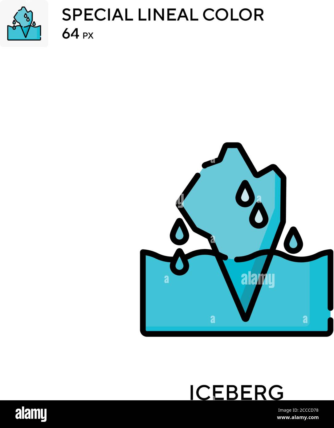 Antarctica iceberg color Stock Vector Images - Alamy