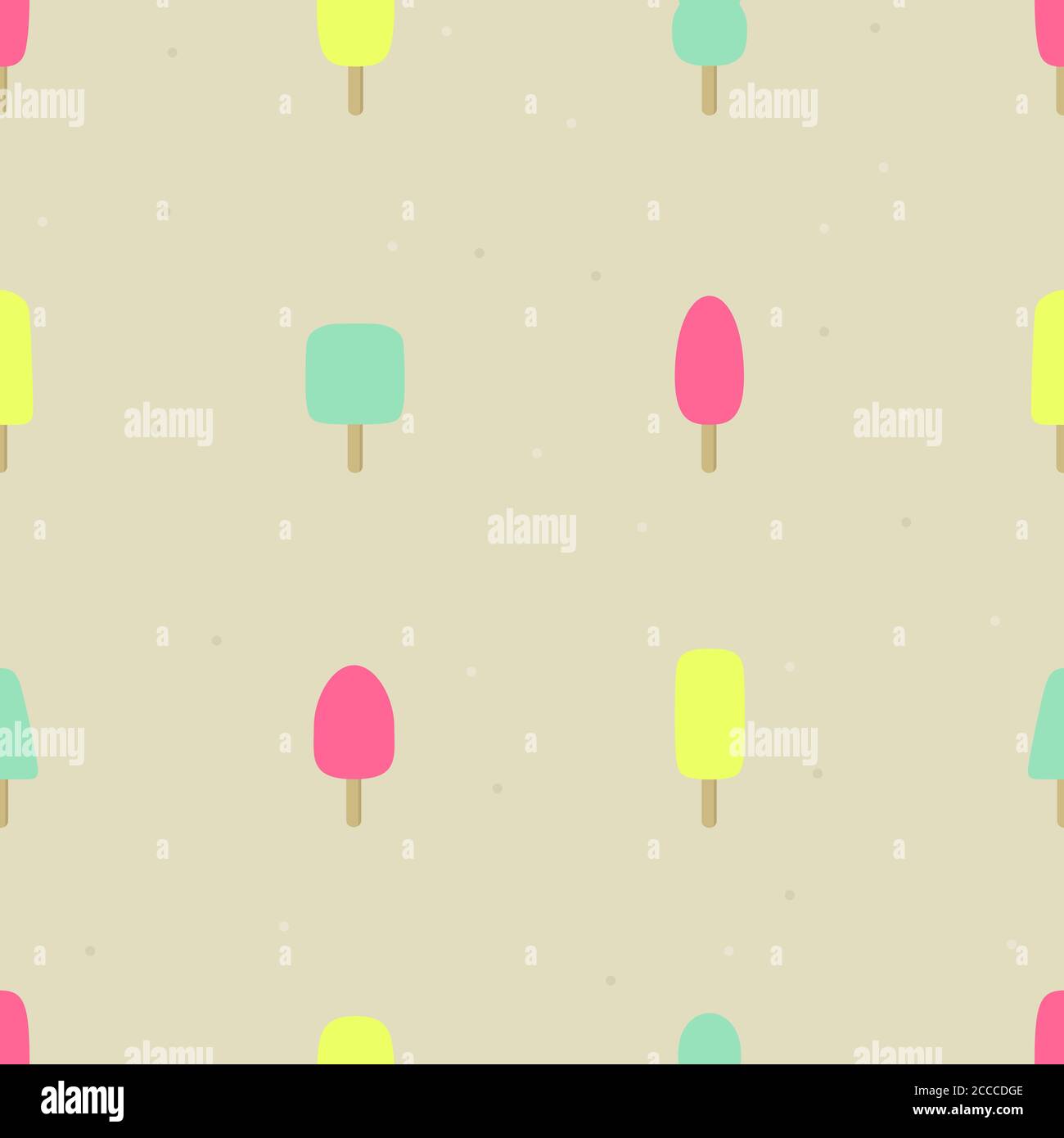 Colorful ice pops background - vector background Stock Vector Image ...