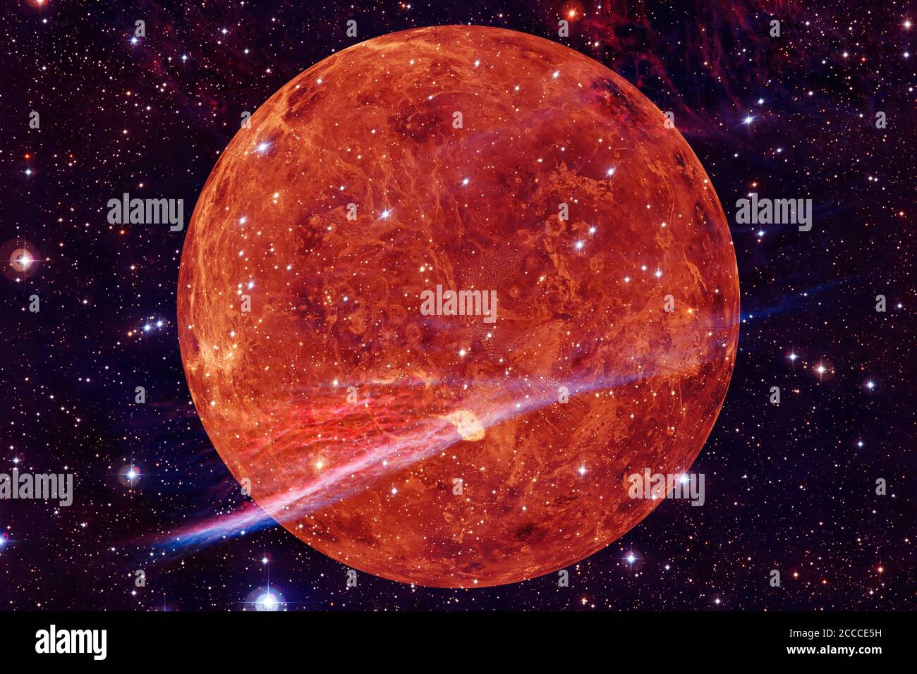 Planet Venus. Solar system. Cosmos art. Elements of this image ...