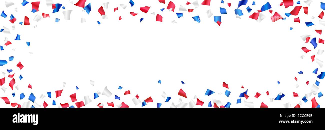 Red White And Blue Confetti