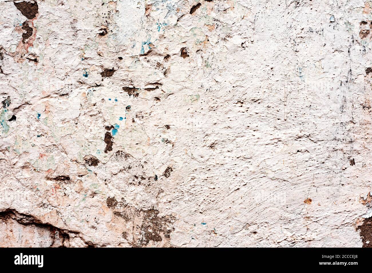 Cream concreted wall for interiors or outdoor exposed surface polished ...