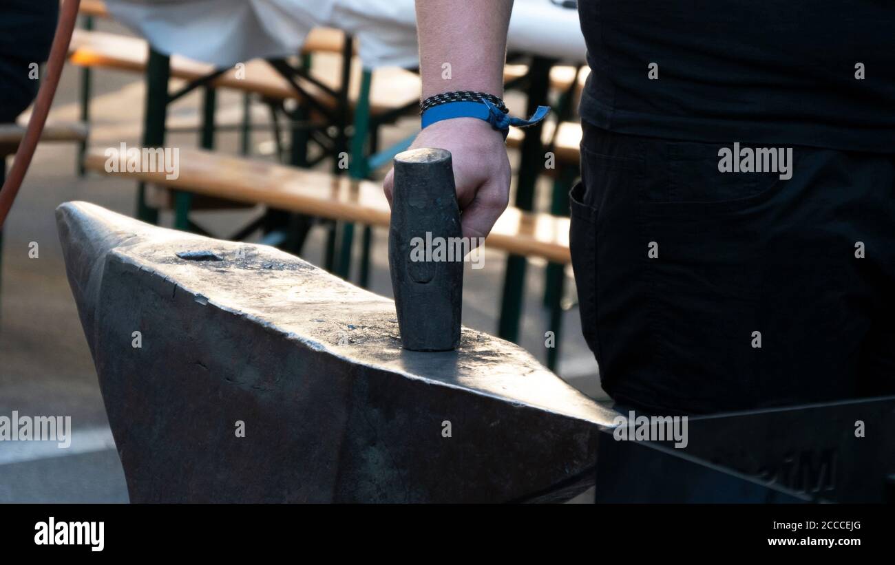 Human hammer hi-res stock photography and images - Alamy