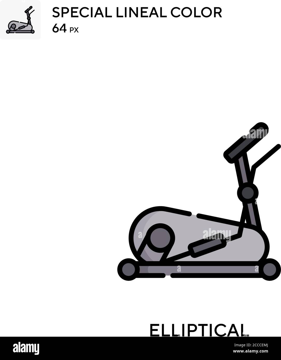 Elliptical machine symbol hi-res stock photography and images - Alamy