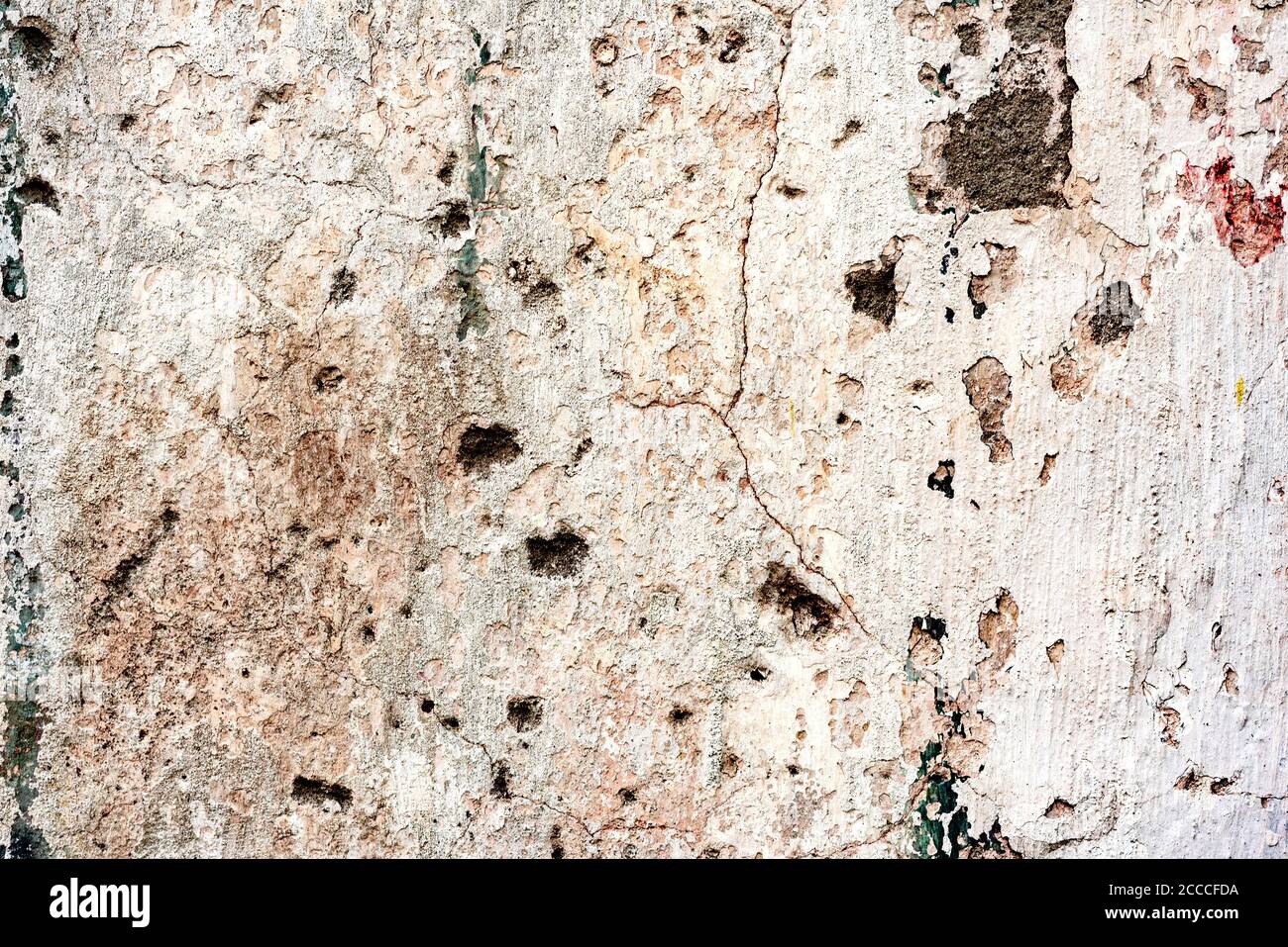 Cream concreted wall for interiors or outdoor exposed surface polished ...