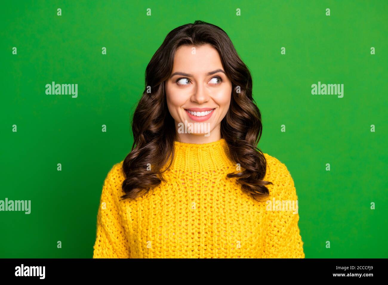Photo Of Pretty Lady Positive Cheerful Facial Expression Toothy Smiling