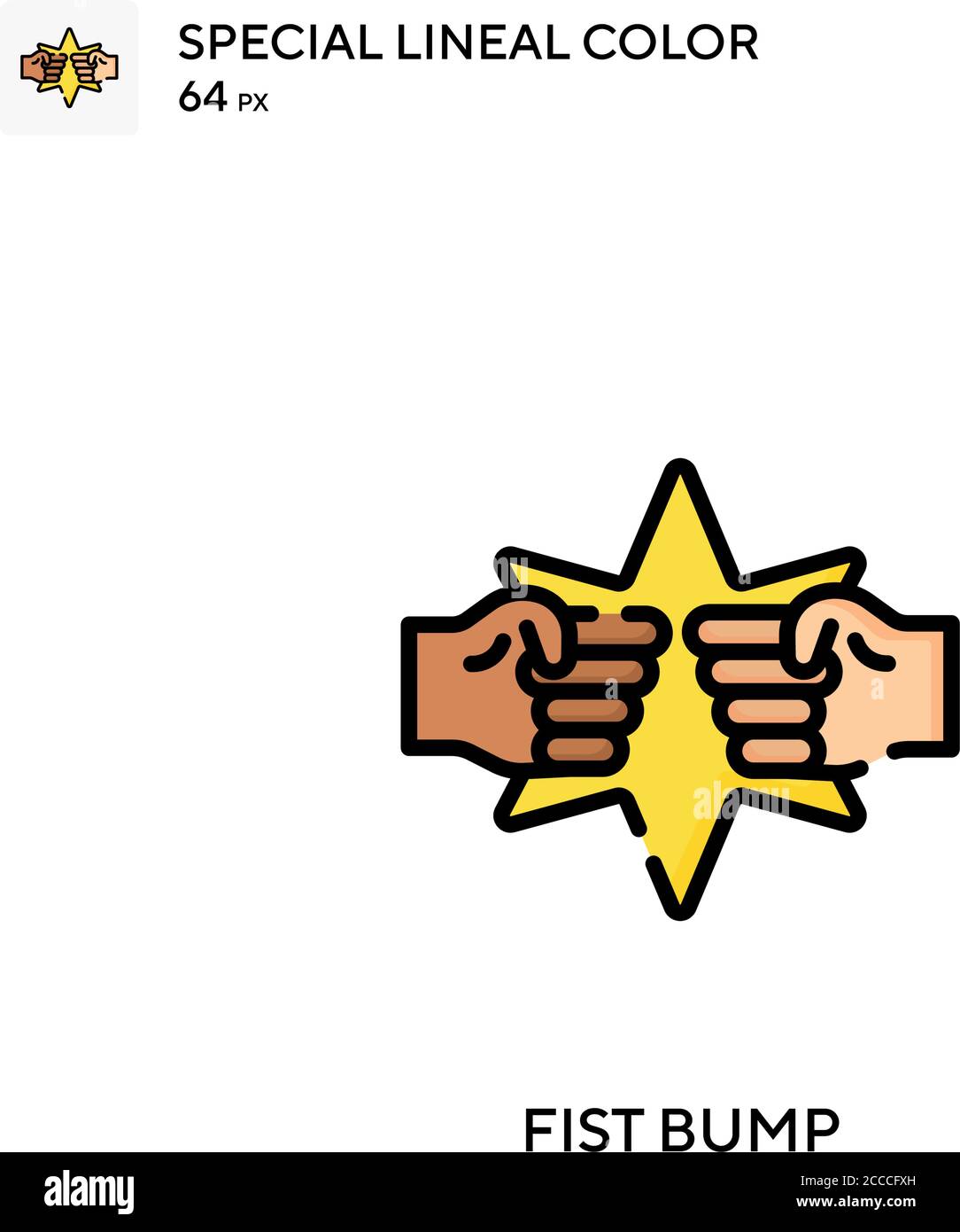 Fist bump group Stock Vector Images - Alamy