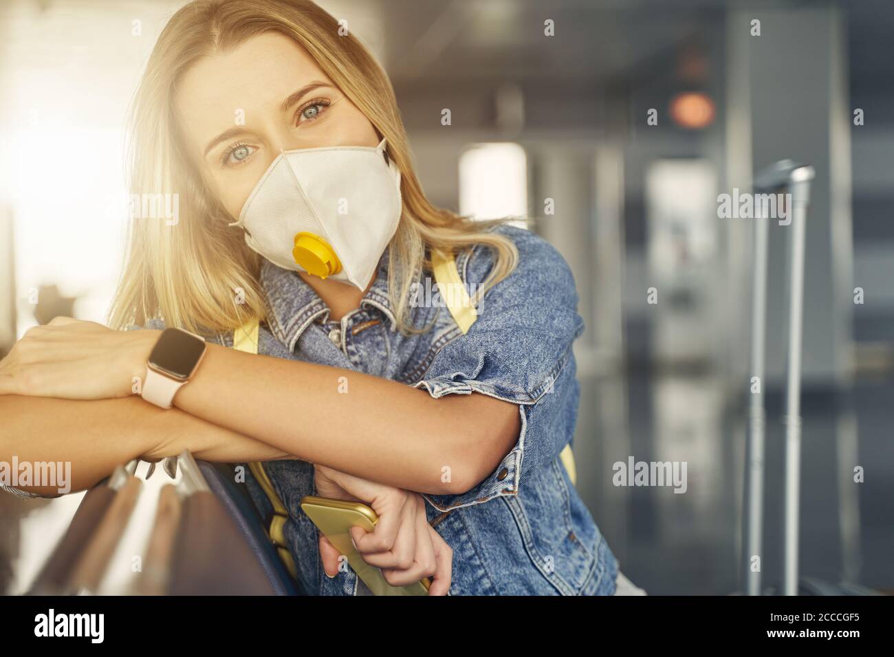 Portrait of tender woman posing on camera Stock Photo - Alamy