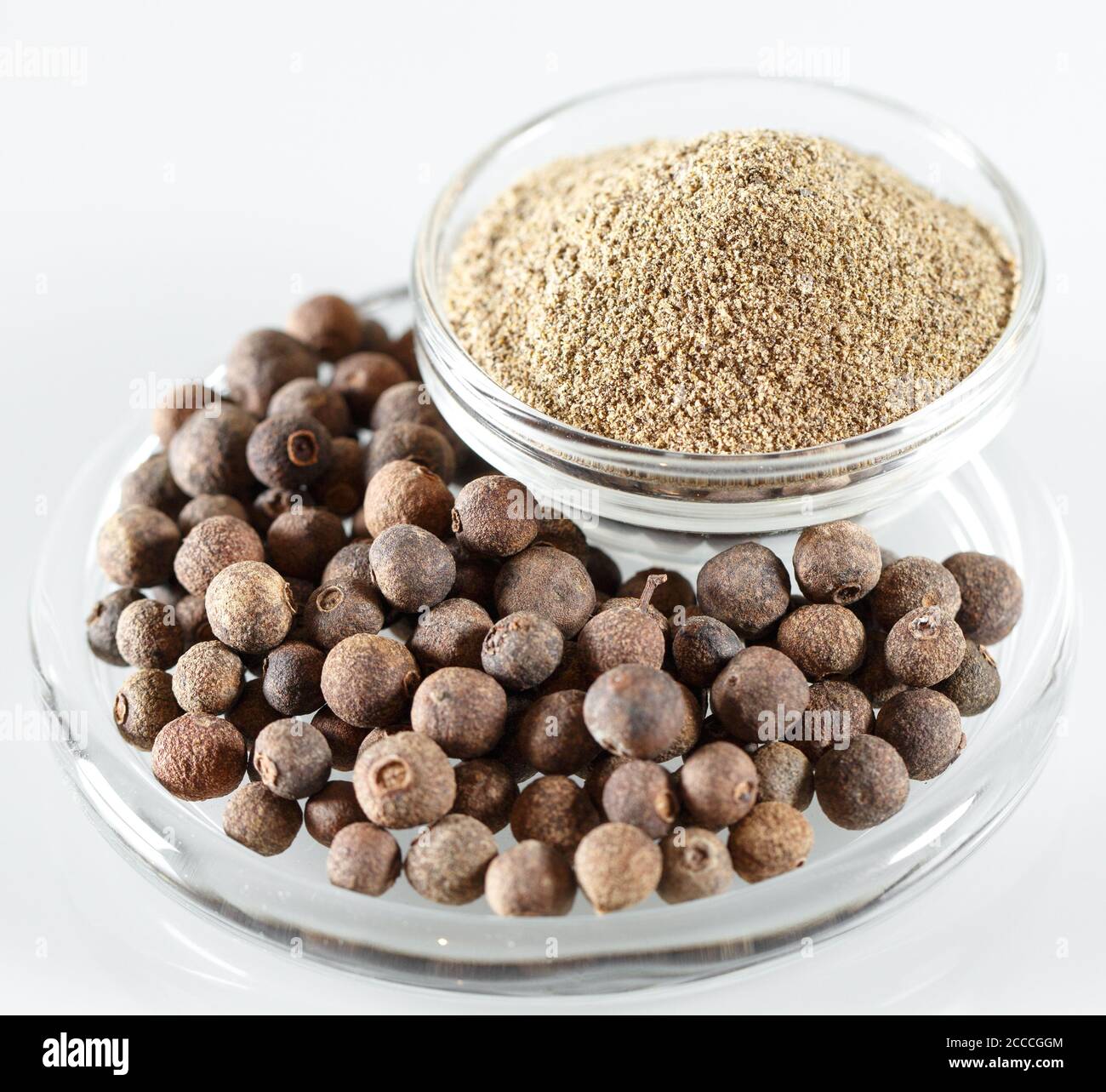 Ground Black Pepper Isolated in white background Stock Photo - Alamy